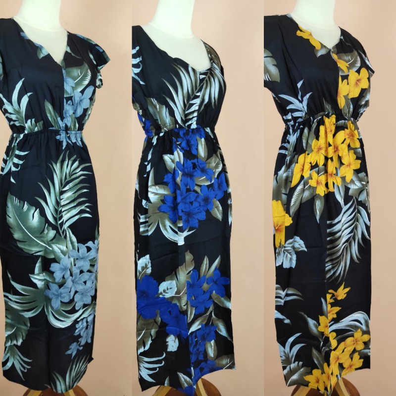 Daster Bali Bahan Rayon Motif Alamanda Whatsapp 087866232446